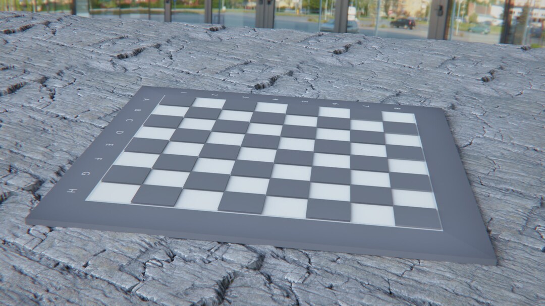 3D Print Chess Board STL Files - Etsy