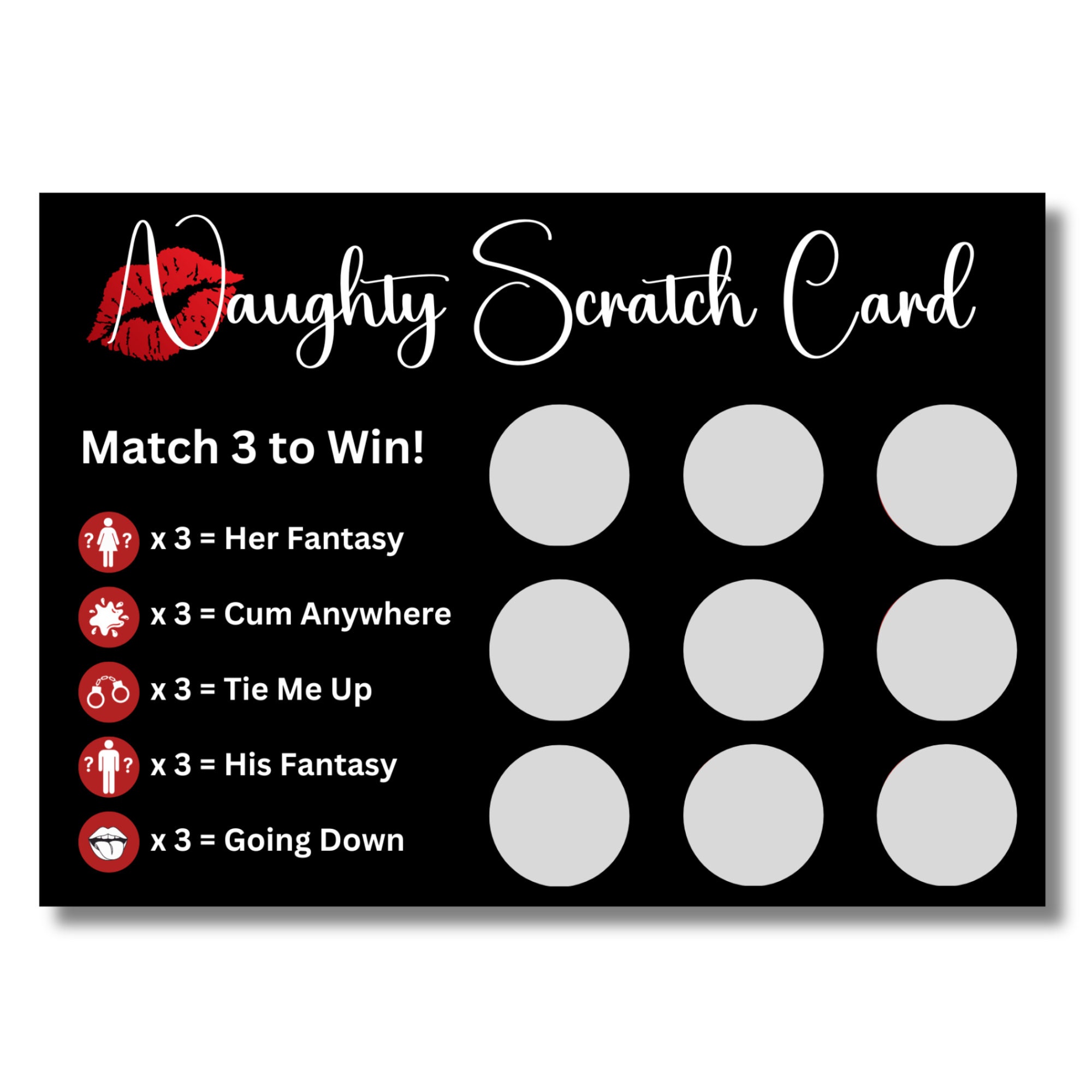 Scratch off Card, Gift for Him, Boyfriend Birthday, Husband Gift ...