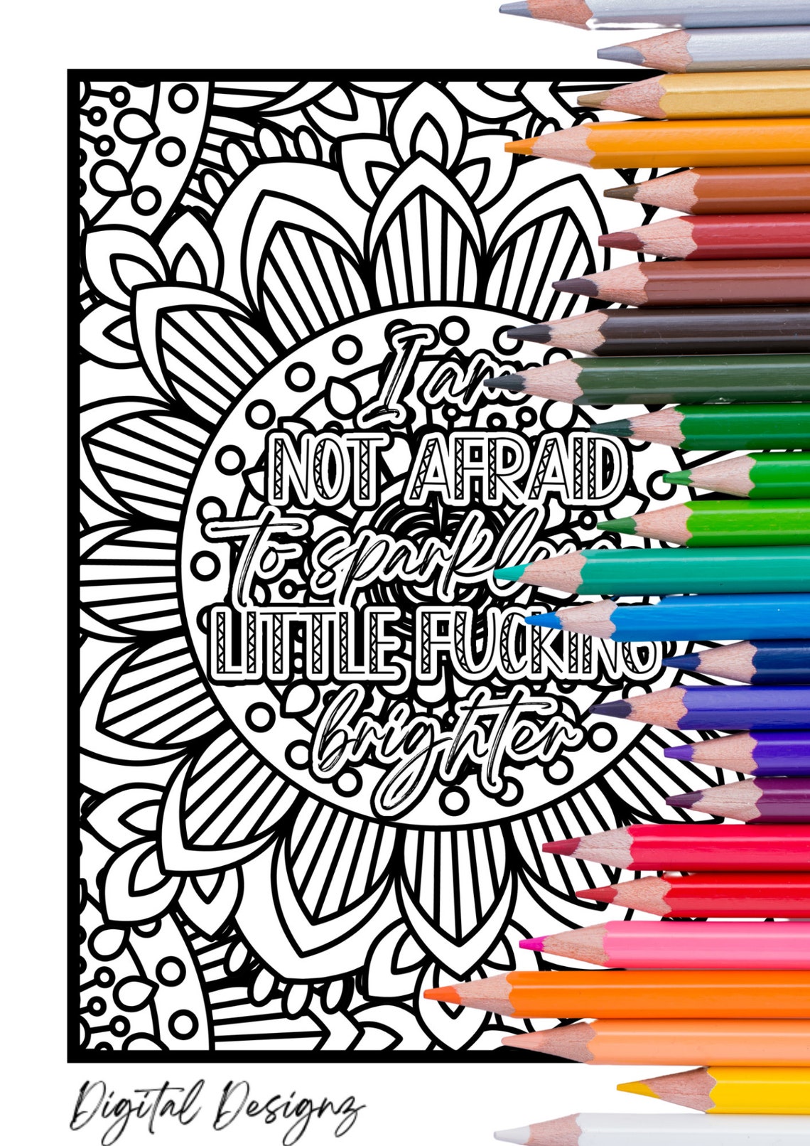 Printable Adult Coloring Pages, Swear Word Coloring Pages, Sarcastic ...