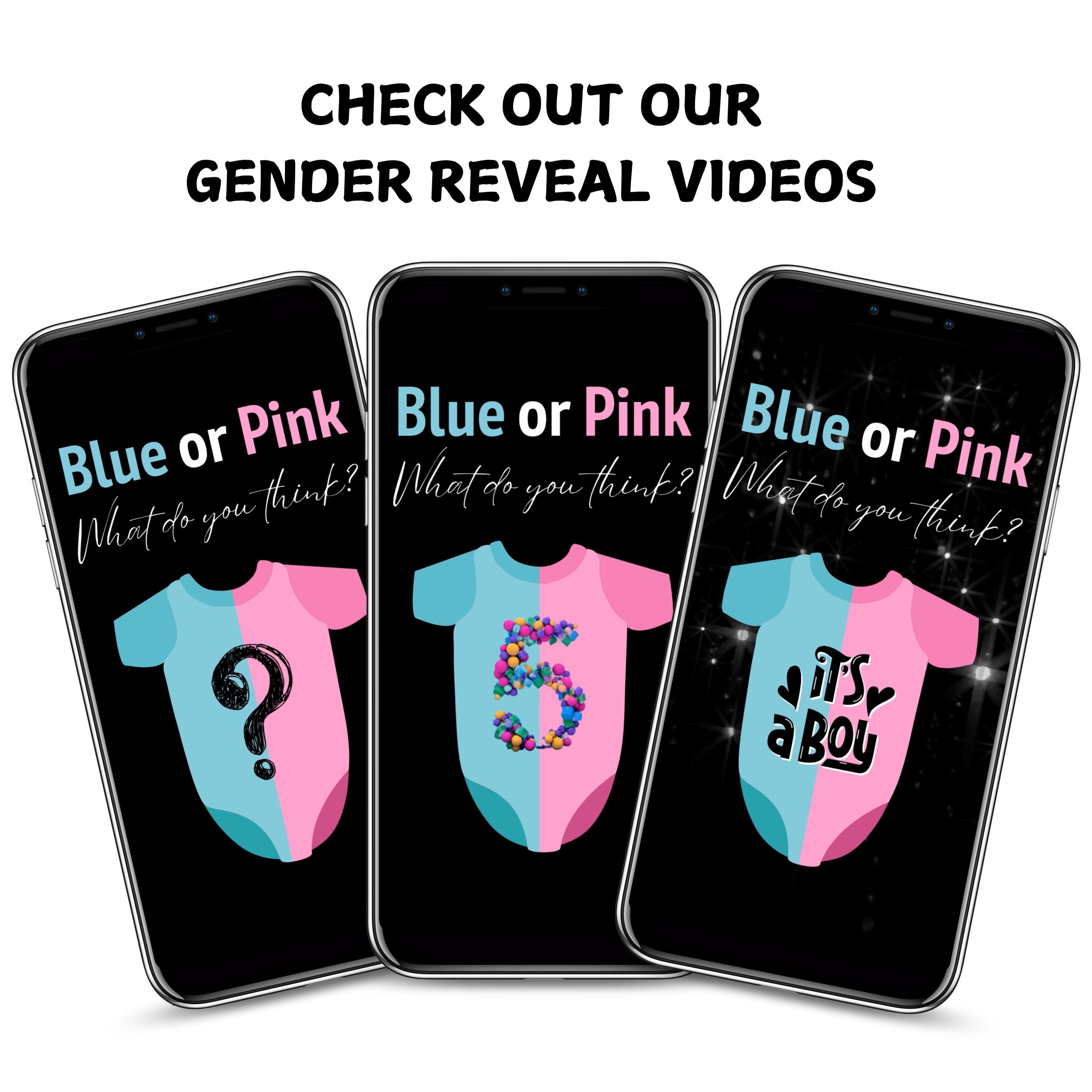 Gender Reveal Scratch Card, It's a Girl Digital Scratch off Card ...