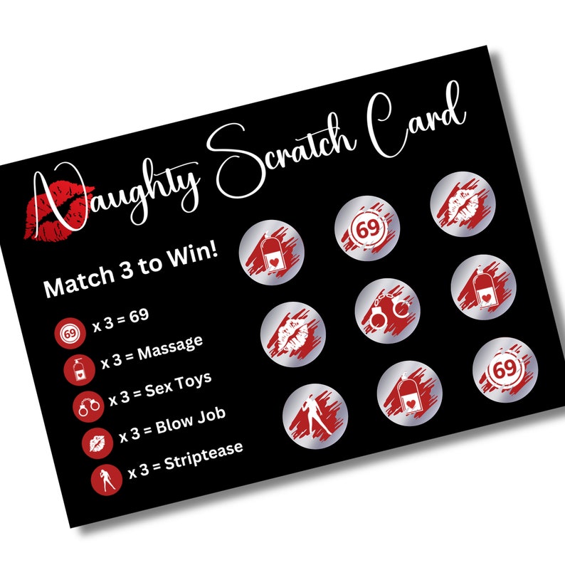 Scratch off Card, Gift for Him, Boyfriend Birthday, Husband Gift ...