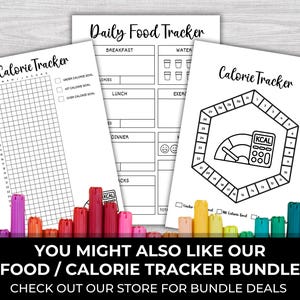 Weight Loss Tracker, Body Measurements Tracer, Tracker Bundle, Journal ...