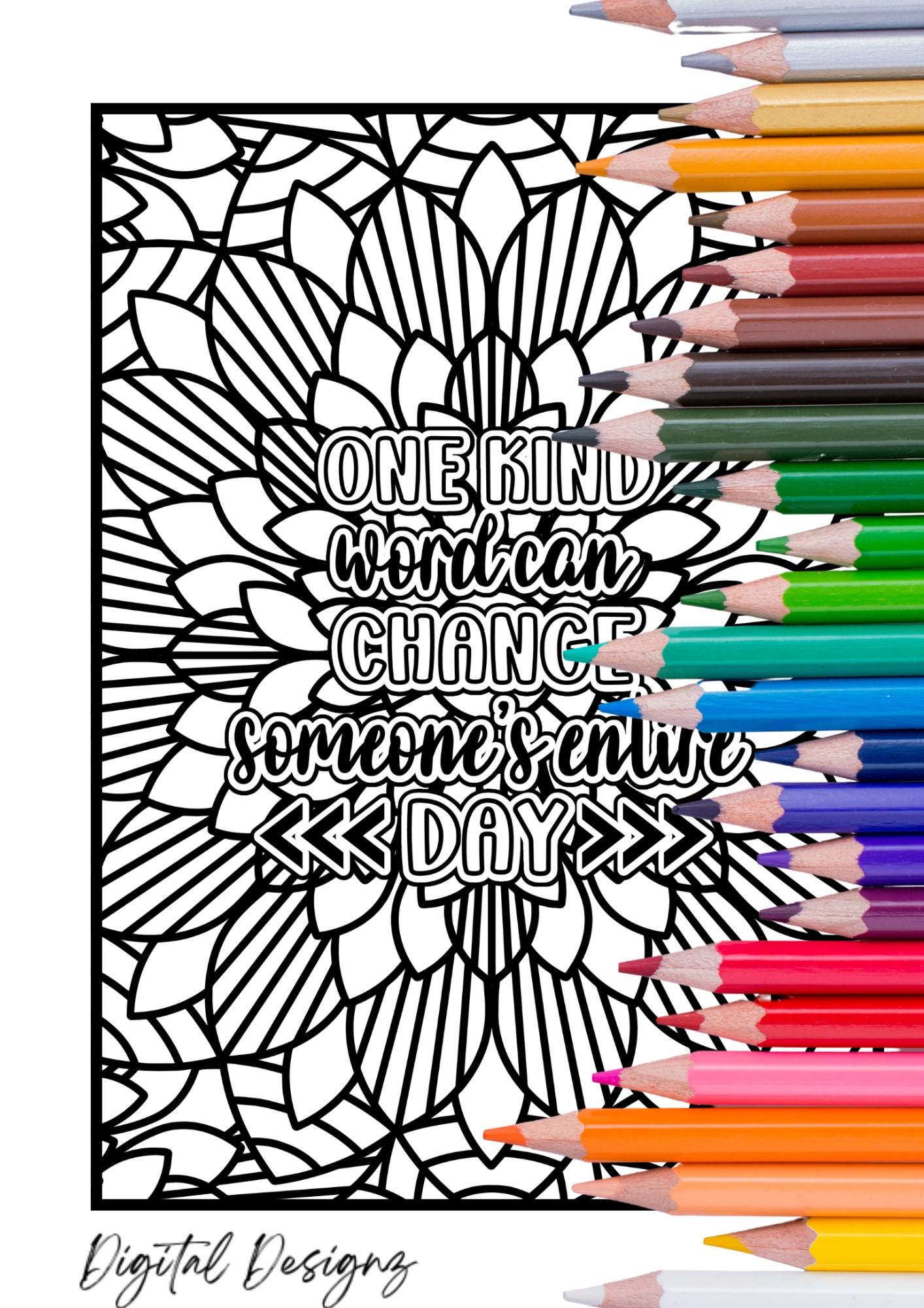 Adult, Teen Coloring Pages, Inspirational and Motivational Coloring ...