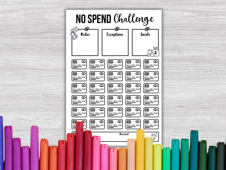 Spending Tracker, Finance Tracker, No Spend Month, Journal Trackers ...