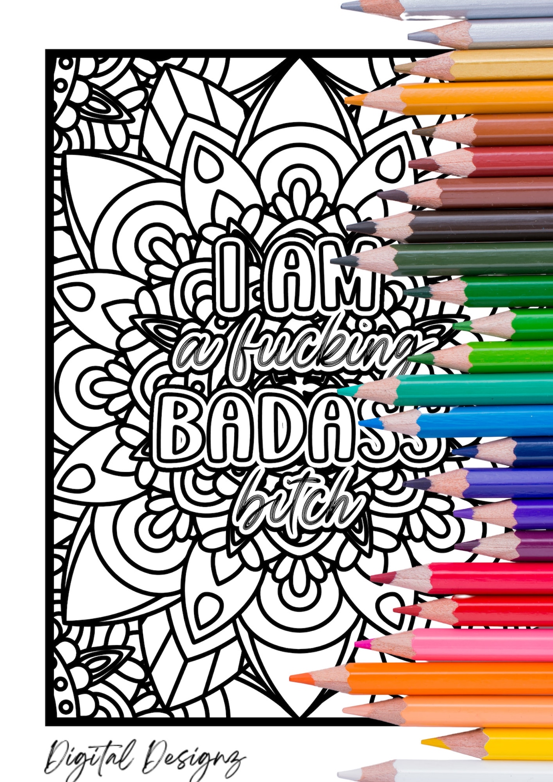 Printable Adult Coloring Pages, Swear Word Coloring Pages, Sarcastic ...