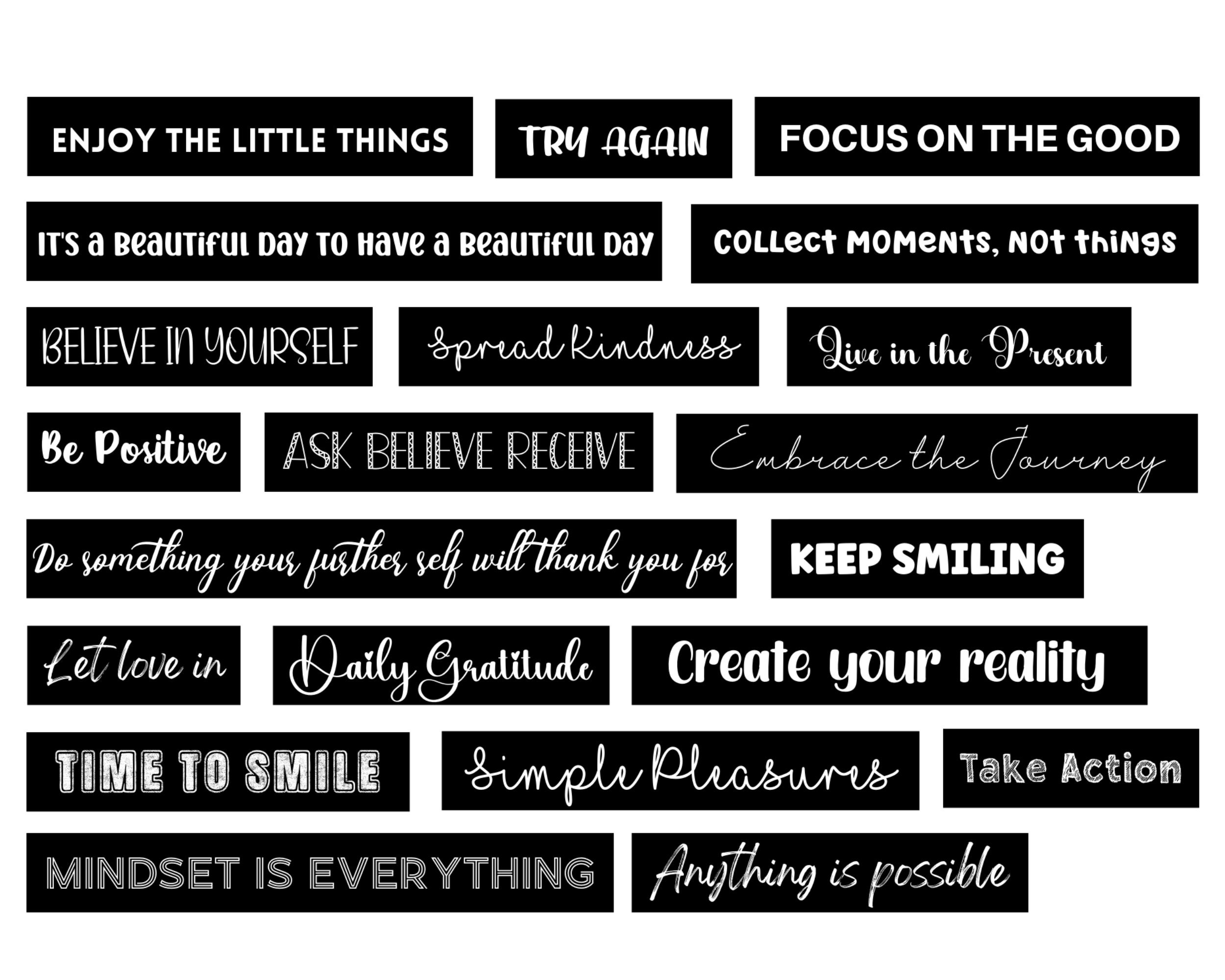 Vision Board Printable Vision Board Words Vision Board Kit - Etsy