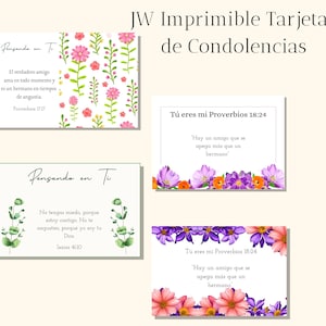 Jw Sympathy Cards | JW Cards | Jw Printable - Etsy