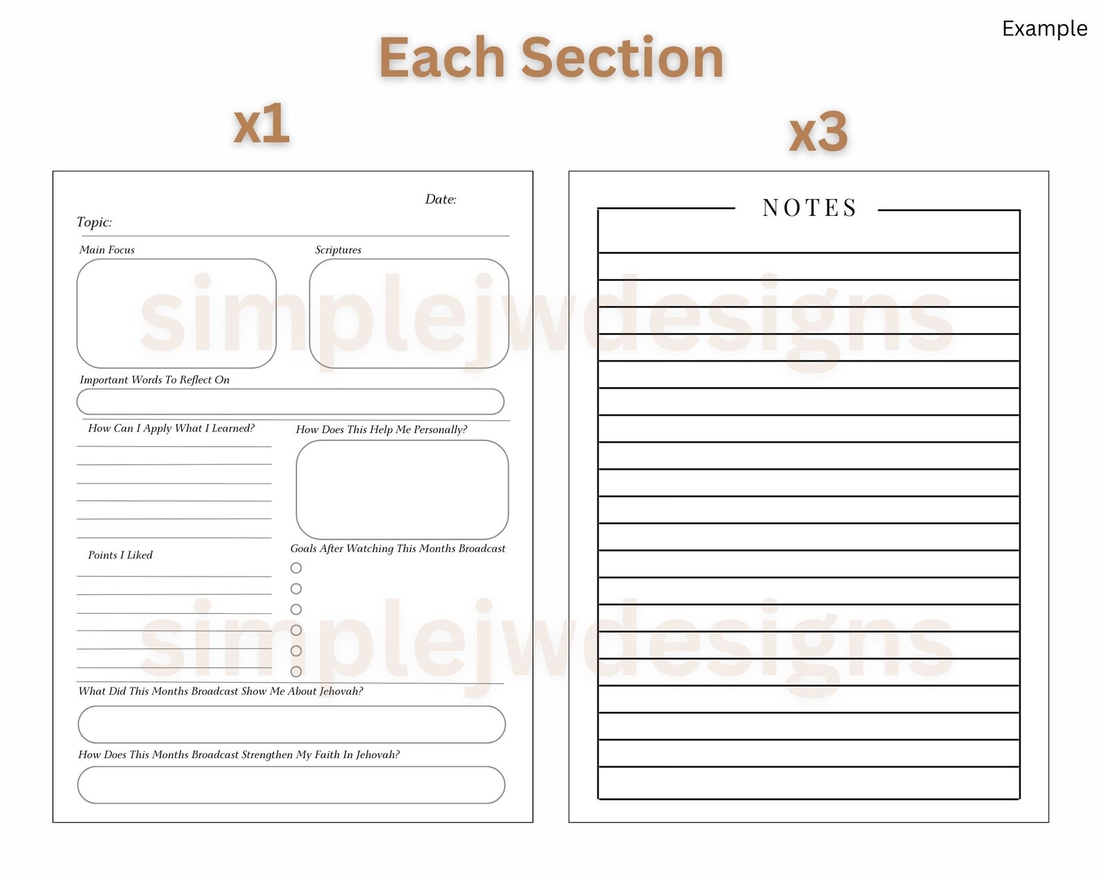 Jw Broadcast | Jw Digital Broadcast Notebook | Jw Notes - Etsy