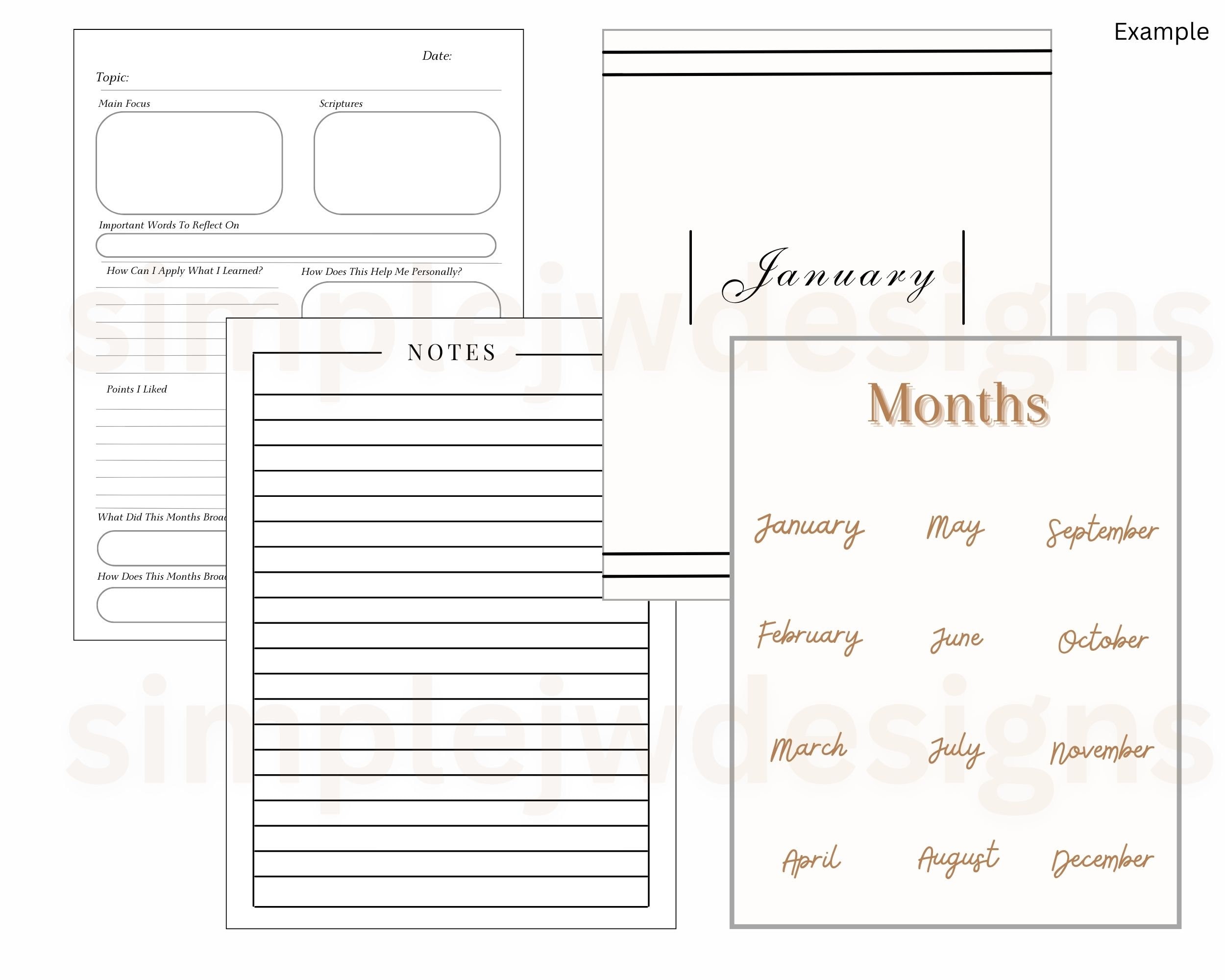 Jw Broadcast | Jw Digital Broadcast Notebook | Jw Notes - Etsy