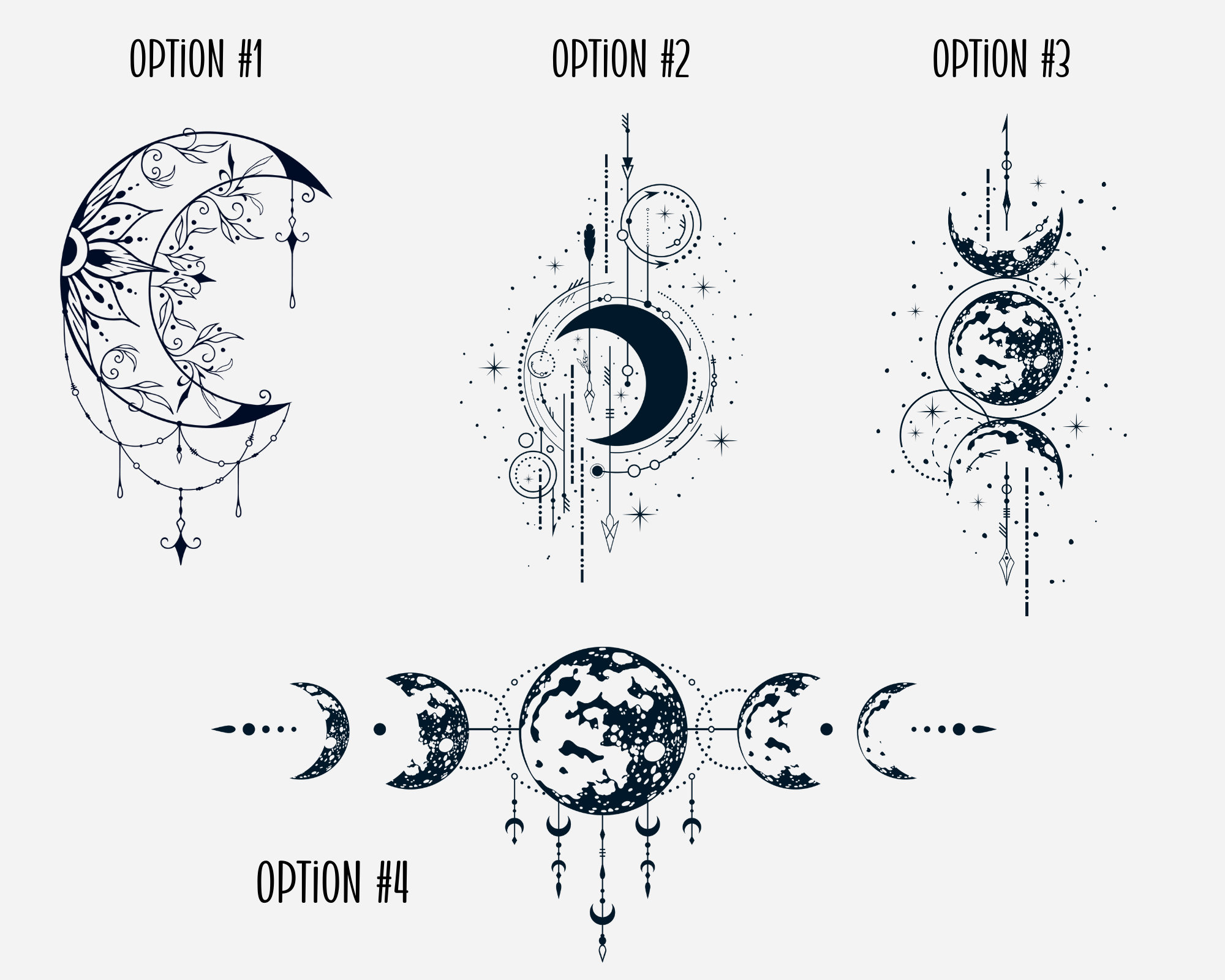 Moon Sticker Celestial Moon Stickers Planner Sticker Journal Sticker ...