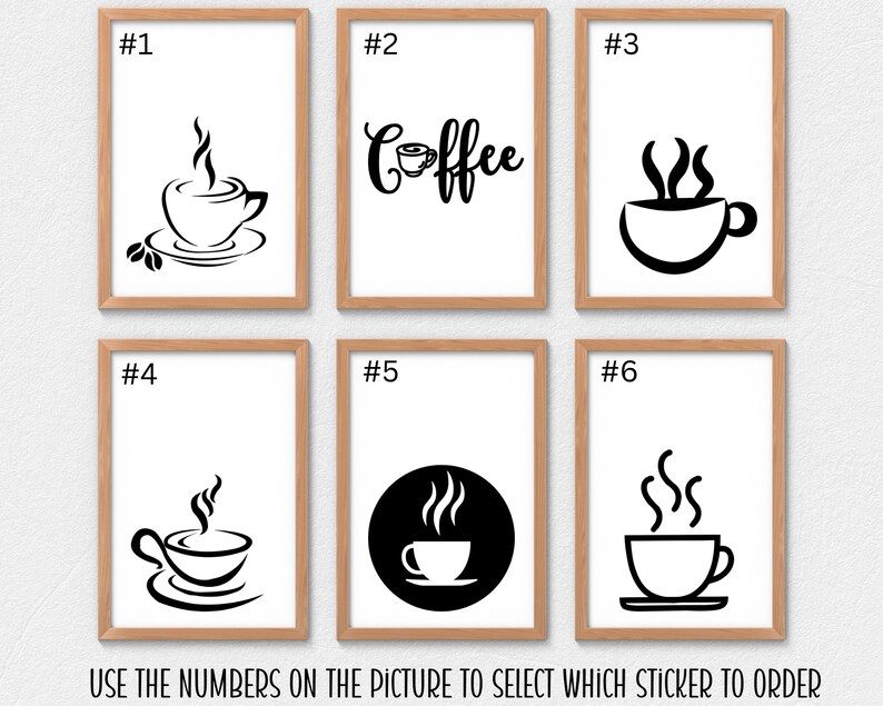 Coffee Cup Decal - Coffee Cup Sticker - Coffee Vinyl Decal - Tumbler ...