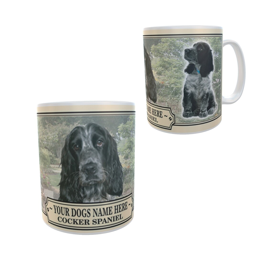 Cocker Spaniel Personalised Dog Breed Gift Mug - Etsy