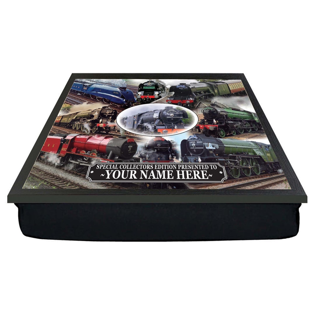 Classic Steam Locomotive Train Personalised Lap Tray Gift Present - Etsy