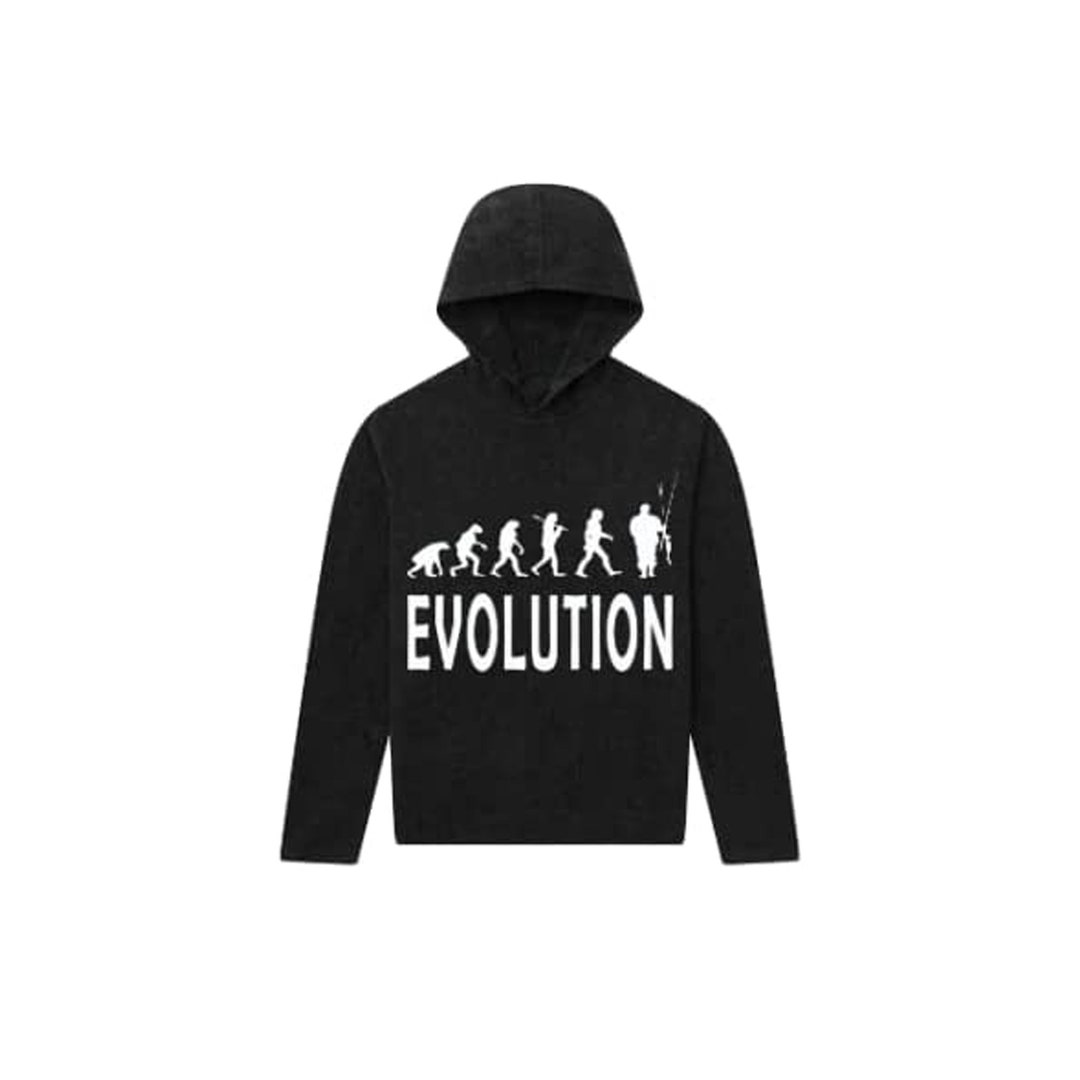 Evolution of Fishing Slogan Humour Funny Personalised Colours Unisex ...