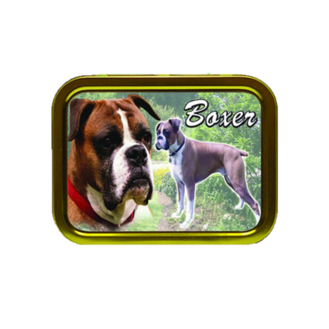 Boxer Dog Breed Tobacco Storage Tin & Products - Etsy