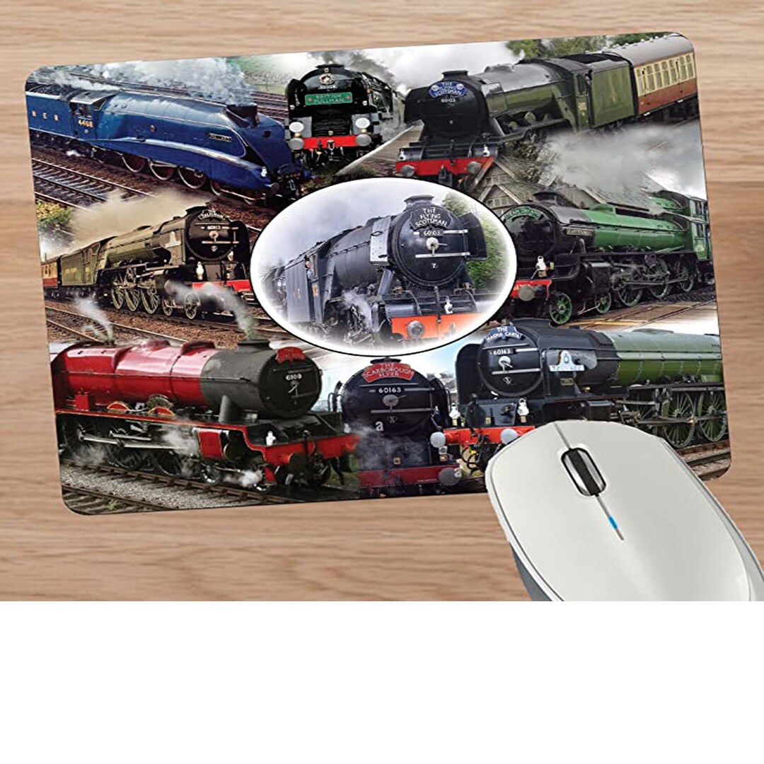 Classic Iconic Steam Locomotive Trains Mouse Mat Gift - Etsy