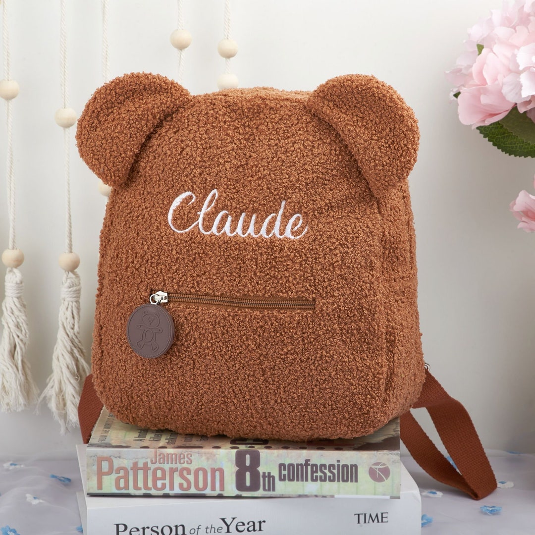 Plush Bear Backpack personalized Plush Bag Teddy Bear Backpack ...