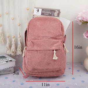 Personalized Kids Canvas Backpack-embroidered Toddler Backpack-kids ...