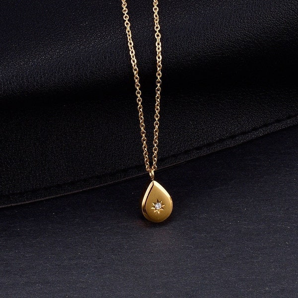 Tear Drop Pendant - Etsy