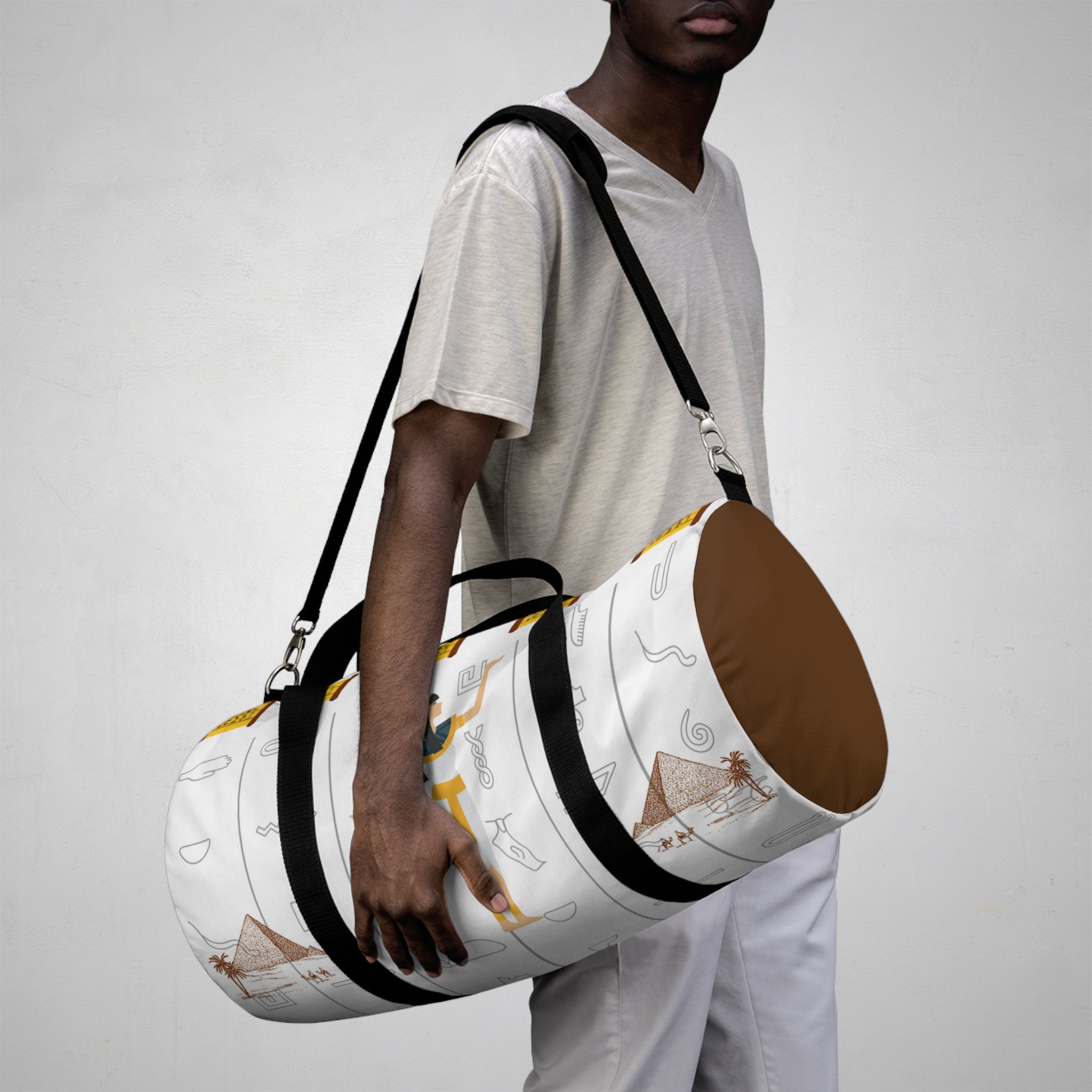 Ancient Egyptian Duffel Bag, Hieroglyph Bag, Travel Bag, Unique Travel ...