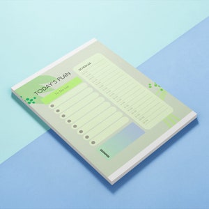 Green Plant Minimalist Digital Downloadable PDF Planner for Printing ...