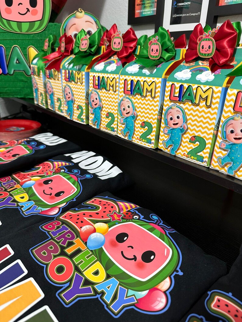 Personalized Birthday Party Set – Labu Theme Cake Topper & Decorations ...