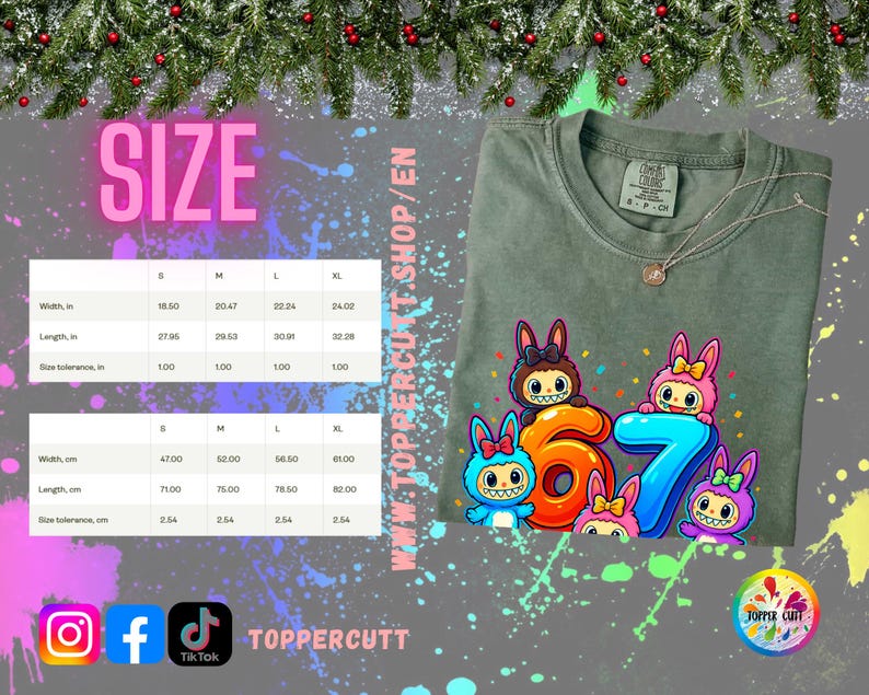 Funny Labubu Neon 67 T-shirt, Trendy Graphic Tee - Etsy Australia