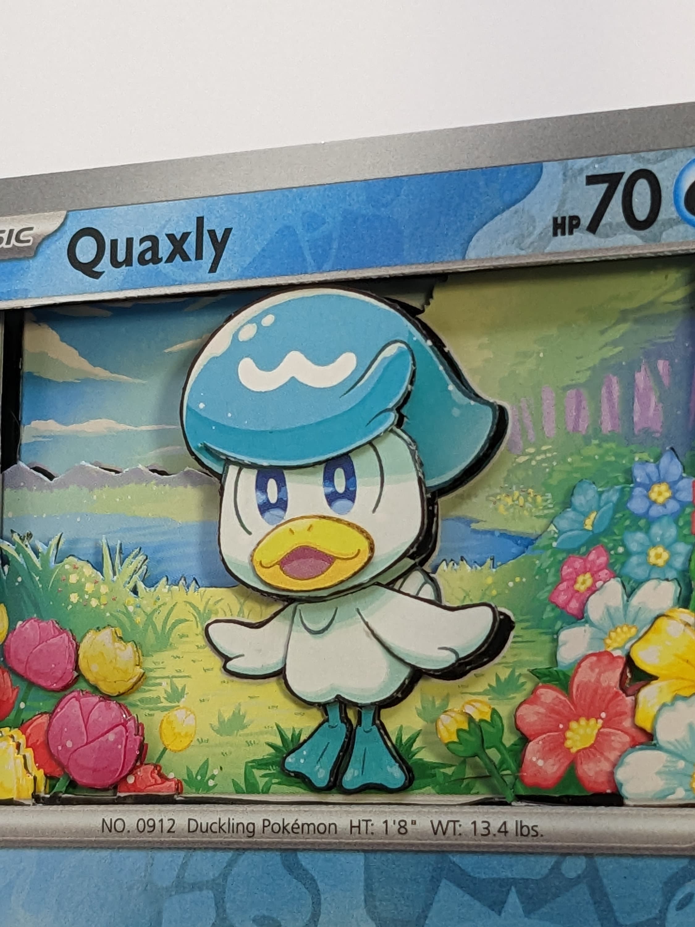 QUAXLY Pokemon 3D Shadowbox Art Card Handmade One of a Kind - Etsy