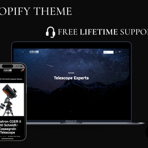 Space Shopify Theme, Ecommerce Branding, Shopify 2.0 Theme Website ...