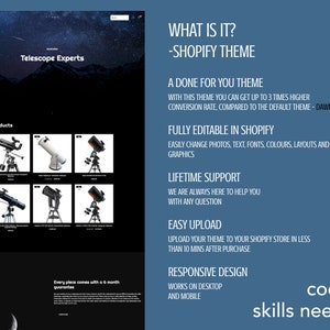 Space Shopify Theme, Ecommerce Branding, Shopify 2.0 Theme Website ...