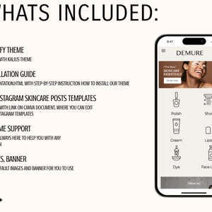 Shopify Theme for Skincare Brand Demure, Skincare Ecommerce Branding ...