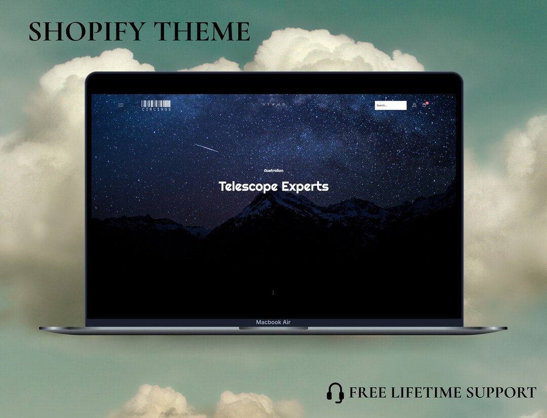 Space Shopify Theme, Ecommerce Branding, Shopify 2.0 Theme Website ...