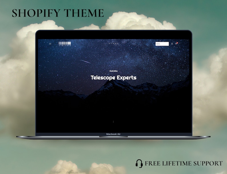 Space Shopify Theme, Ecommerce Branding, Shopify 2.0 Theme Website ...