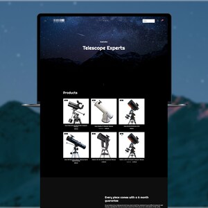 Space Shopify Theme, Ecommerce Branding, Shopify 2.0 Theme Website ...