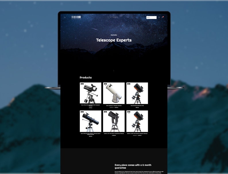 Space Shopify Theme, Ecommerce Branding, Shopify 2.0 Theme Website ...