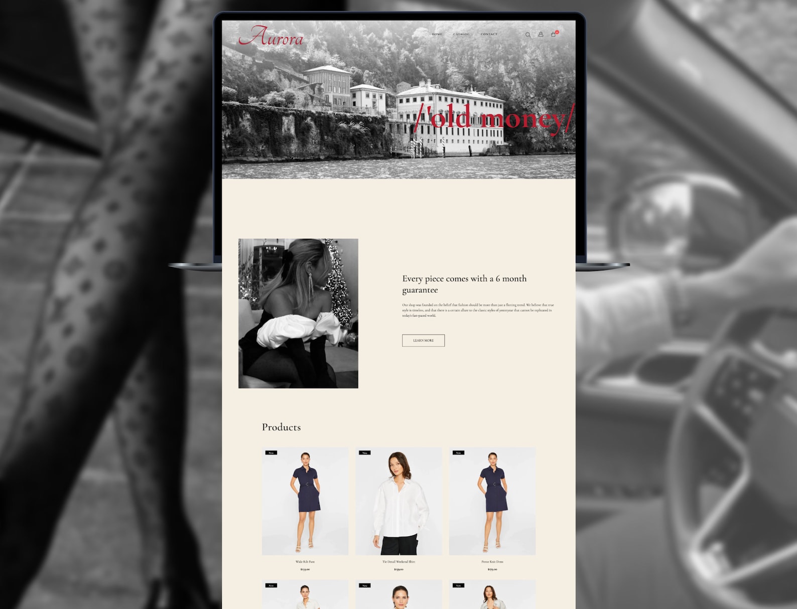 Old Money Shopify Theme, Ecommerce Branding, Shopify 2.0 Theme Website ...
