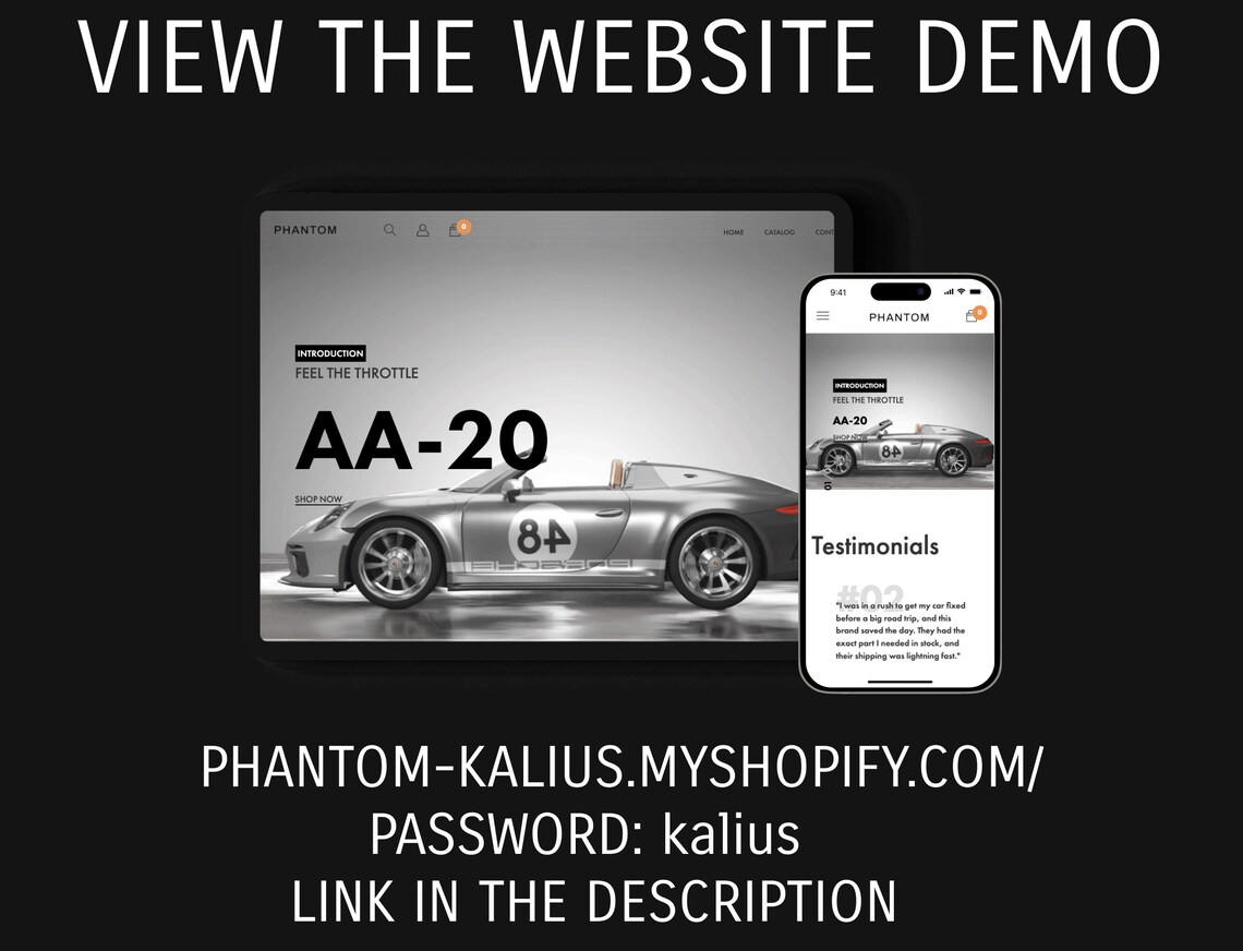 Luxury Shopify Theme, Ecommerce Branding, Shopify 2.0 Theme Website ...