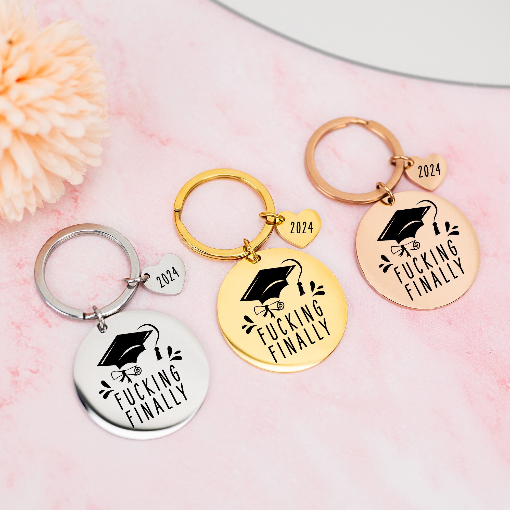 Personalized Graduation Gifts,graduation Keychain,class of 2024 ...