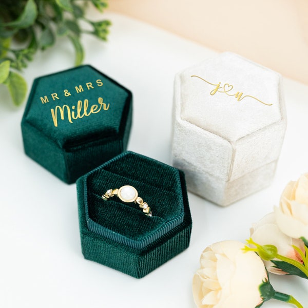 Velvet Ring Box - Etsy