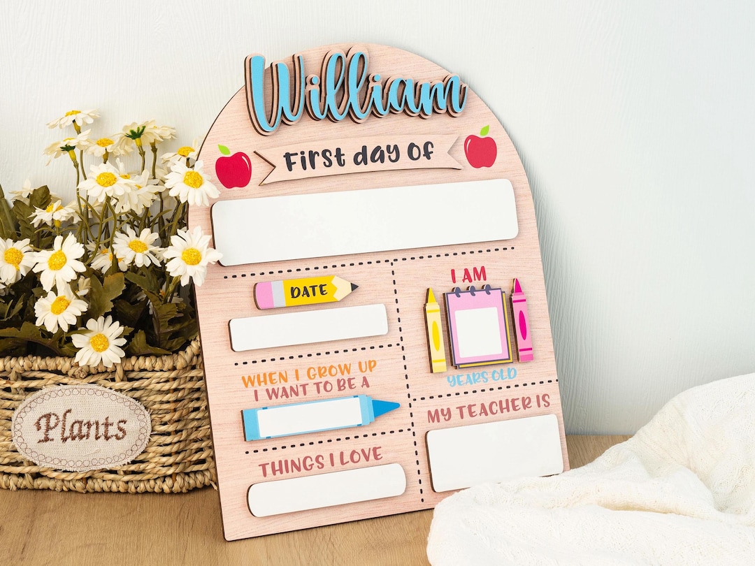 First Day Of School Sign s 2025-2026: Free Printables For All Grades ...