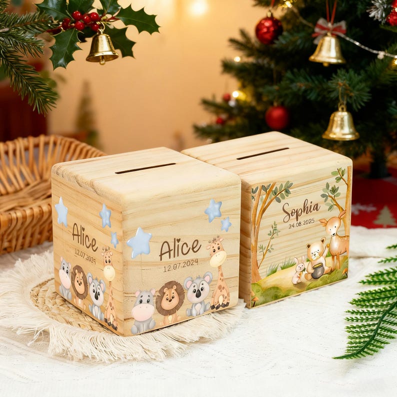 Personalized Child Money Box,custom Name Piggy Bank for Children,wood ...
