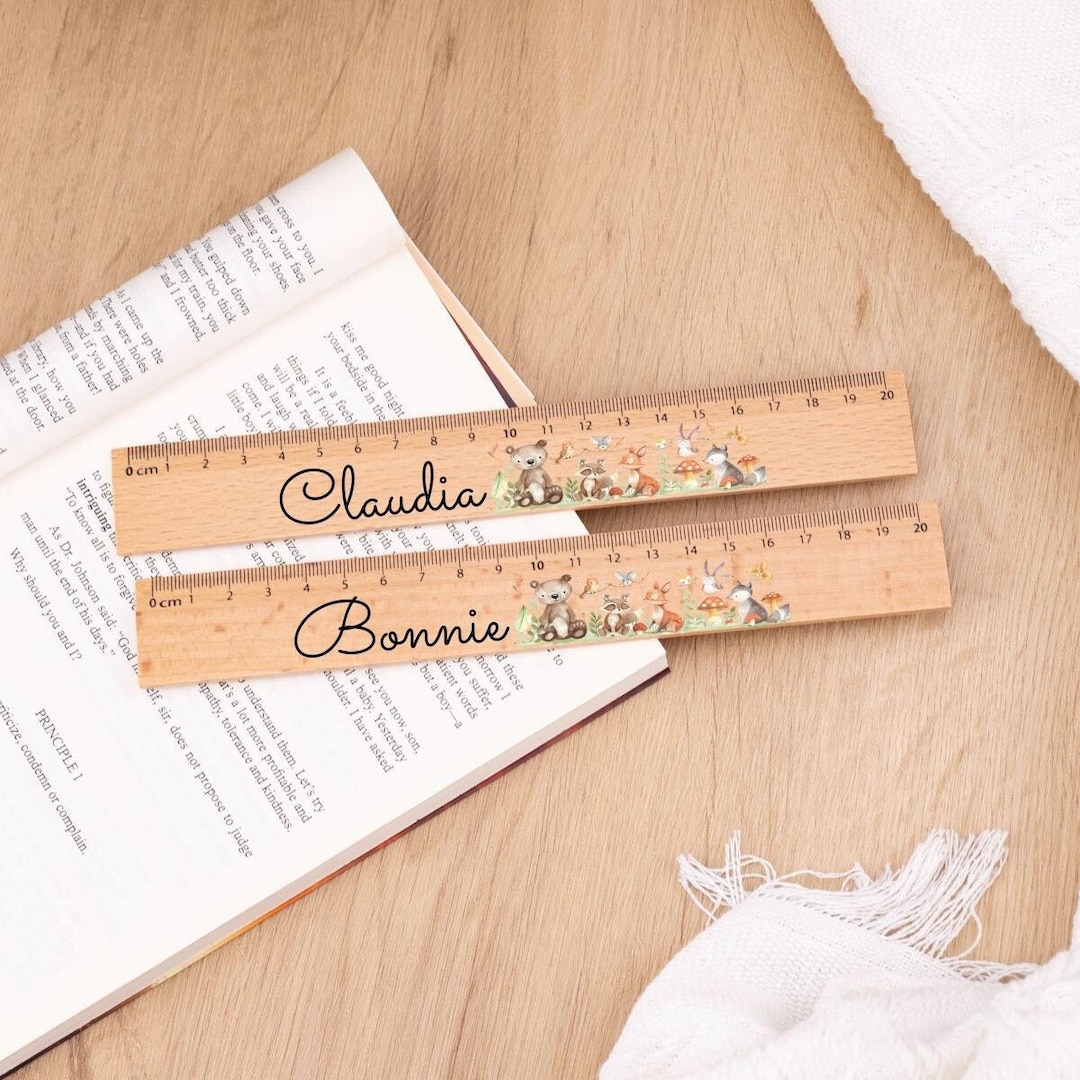 Personalized Rulers, School Enrollment Gift, School Start Gift, Ruler ...