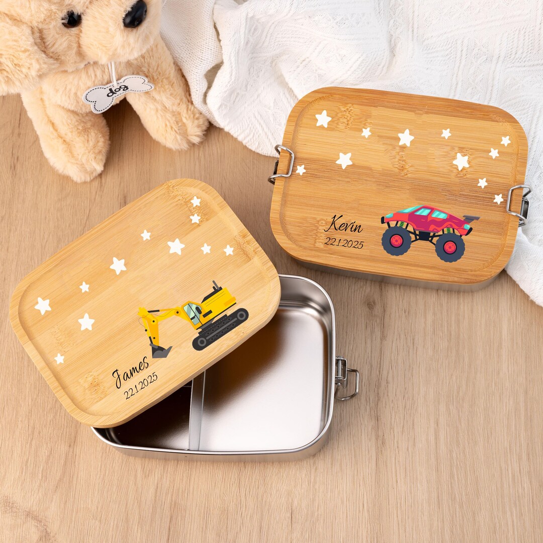 Engraved Lunch Box,kindergarten Lunch Box,custom Preschooler Name Lunch ...