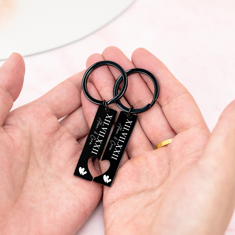 Heart Keychain Set,matching Keychains, Gift Set for Couples, Best ...