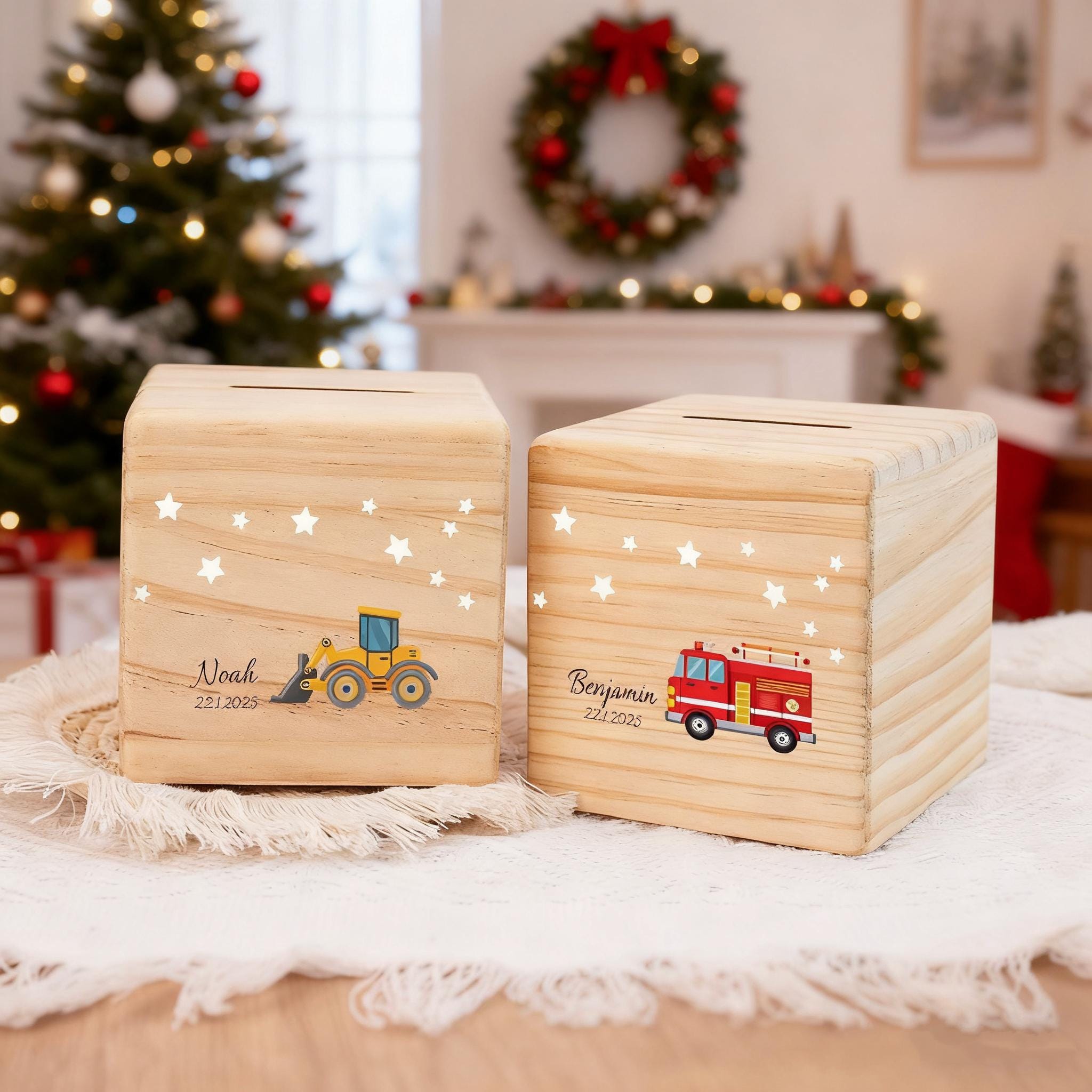 Personalized Children Money Box With Name,wooden Baby Money Box,kids ...
