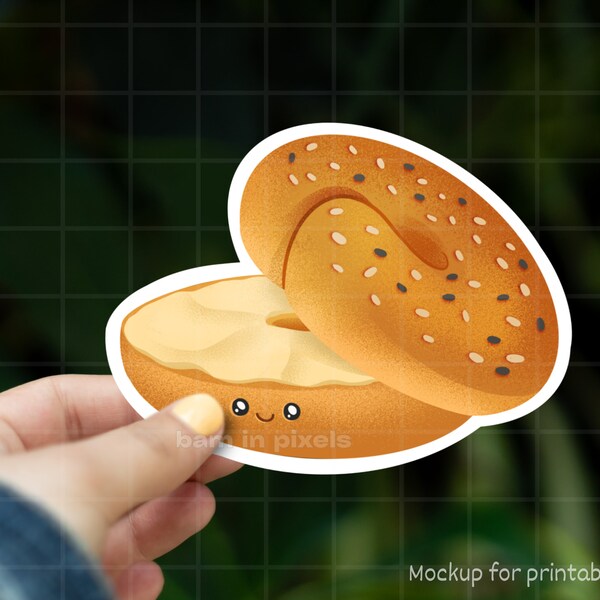 Bagel Art - Etsy