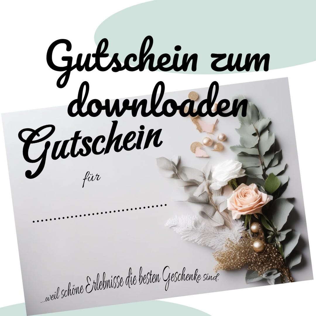 Personalized Gift Voucher Template PDF Printable Voucher Template to ...