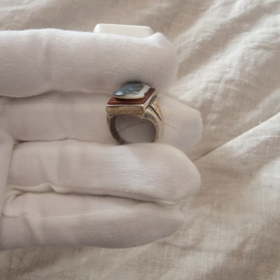Antique Signet Statement Ring - Gem