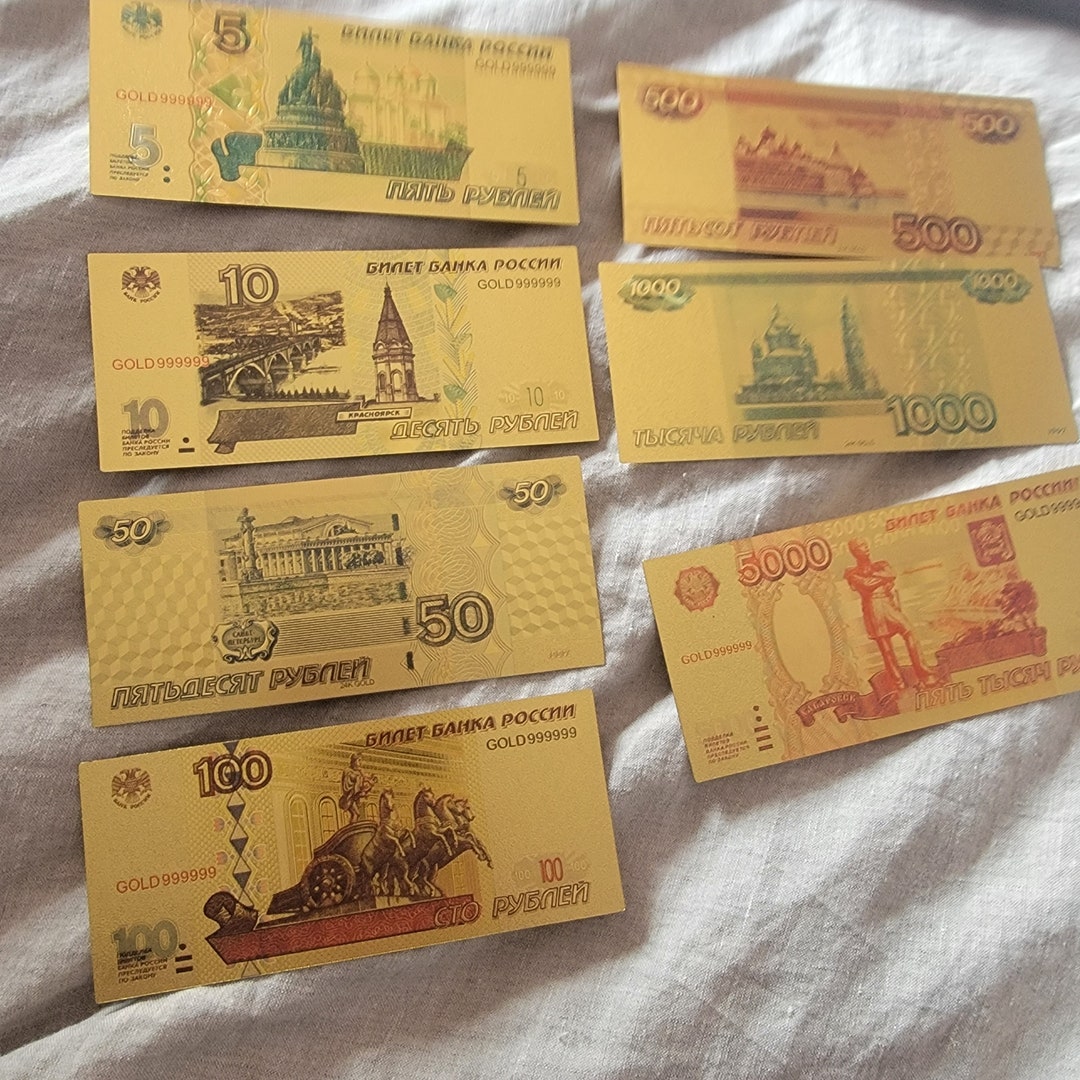 Gold Bank Notes - Etsy