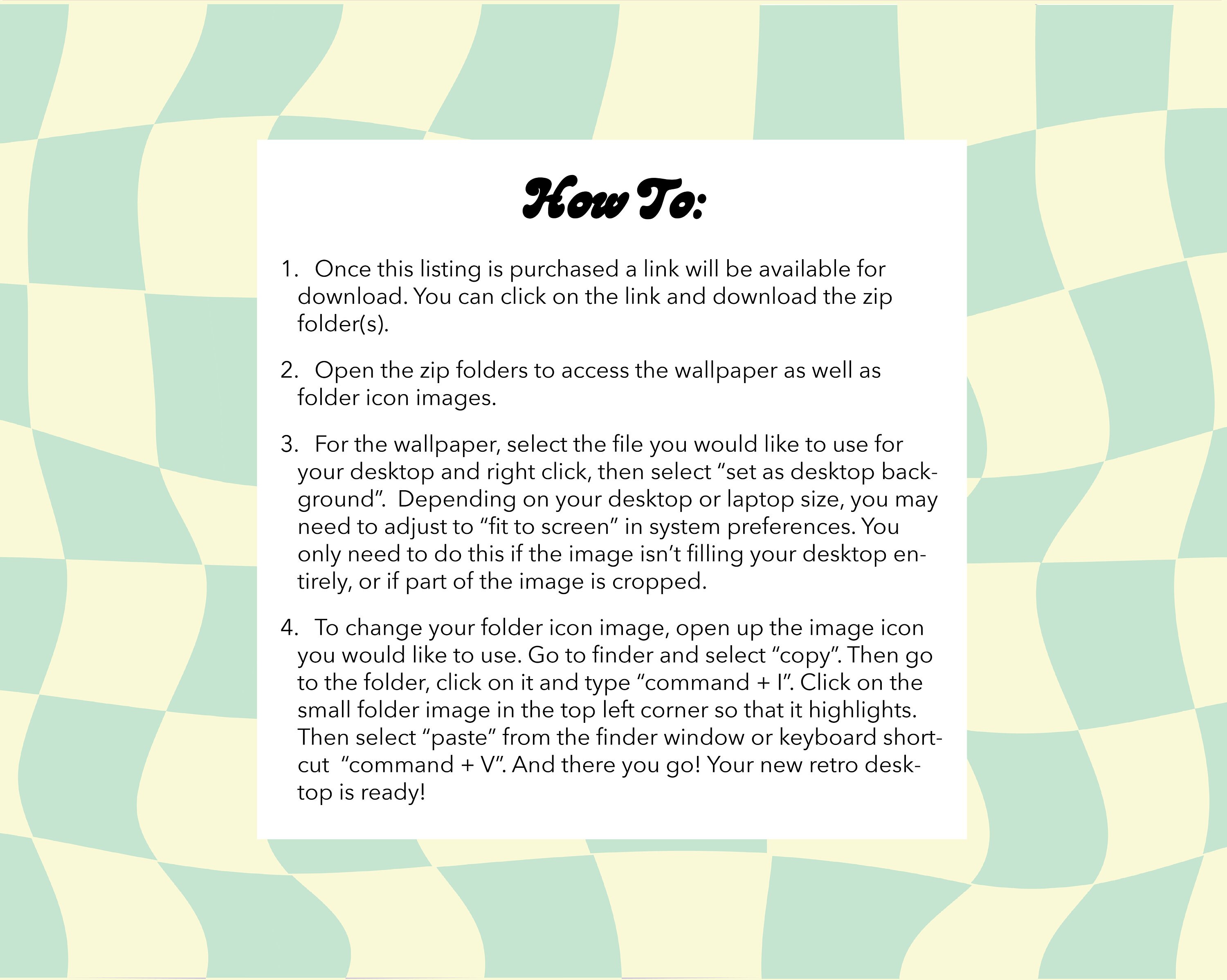 Desktop Organizer | Danish Pastel Wallpaper | Retro Groovy | Laptop ...